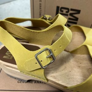 MIA | Shoes | Mia Elin Swedish Clog Yellow Leather | Poshmark